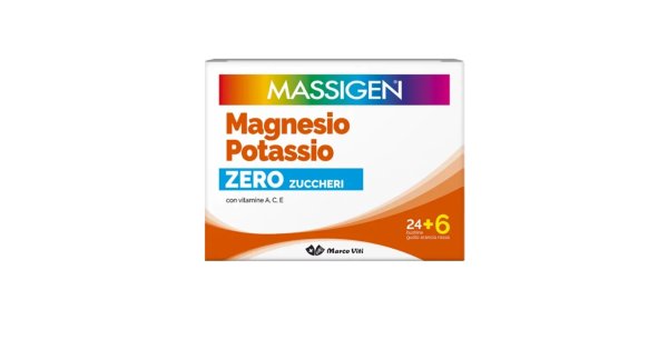 Massigen Magnesio Potassio Integratore Salino Per Stanchezza 30 Buste