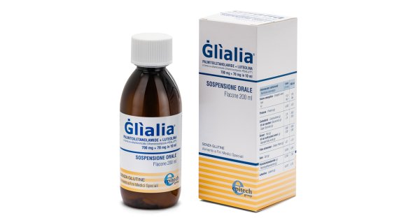 GLIALIA SOSPENSIONE ORALE 700 MG + 70 MG 200 ML