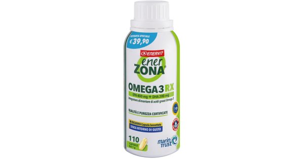 ENERZONA OMEGA 3 RX 110 CAPSULE 1 G OFFERTA SPECIALE